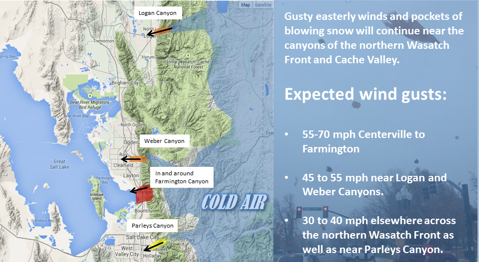 High winds in Davis, Weber counties will last until noon Friday | News ...